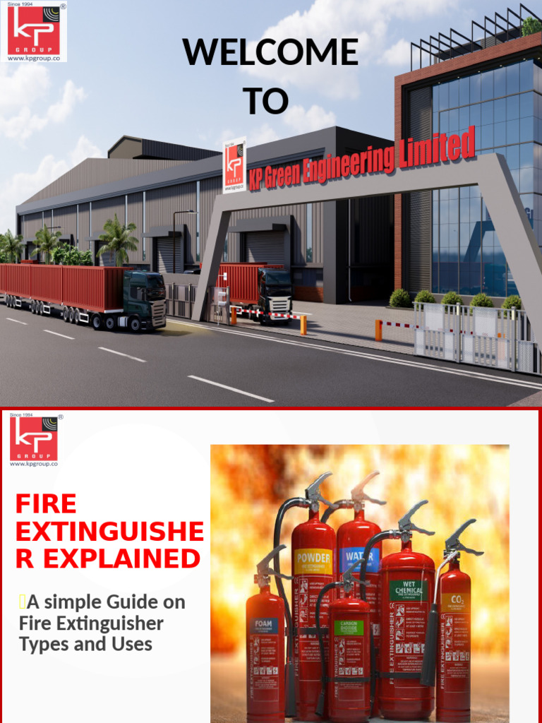 Fire Extinguisher Types Explained | PDF | Fires | Combustion