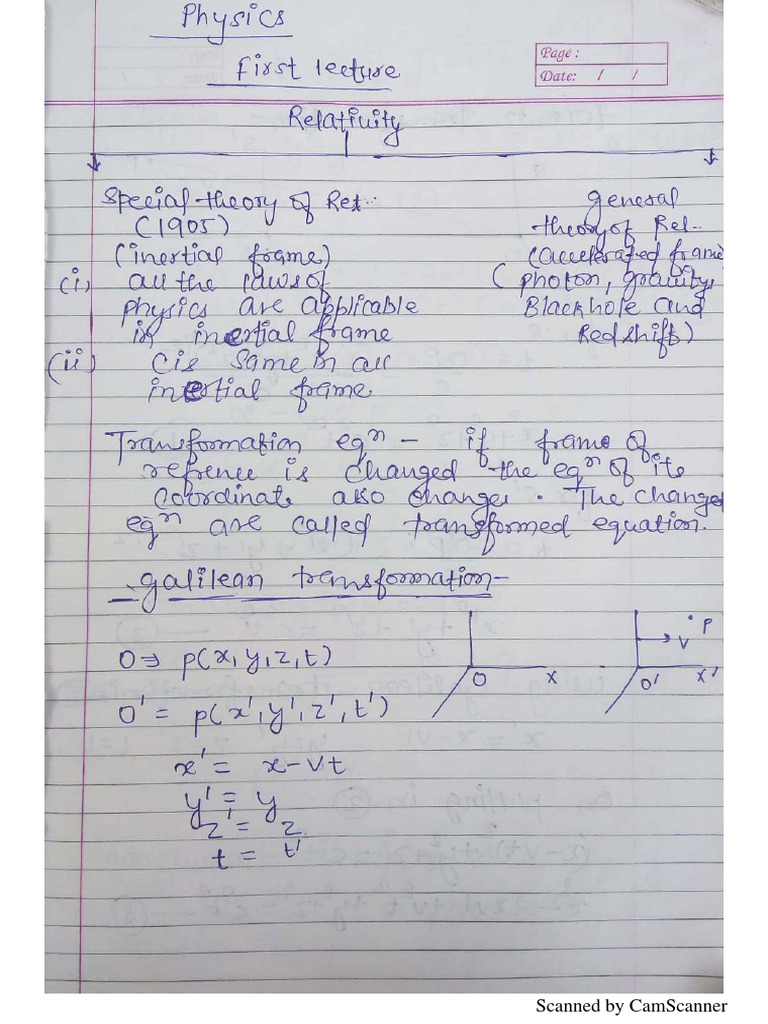 Physics Notes Handwritten | PDF