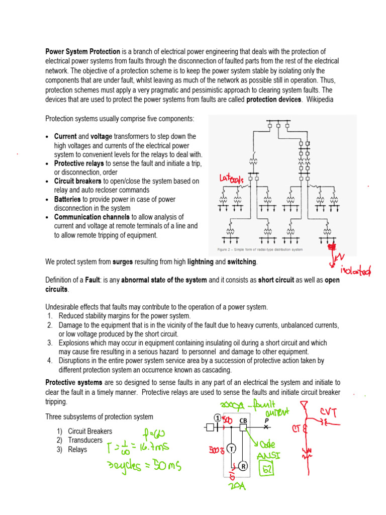 Power System Protection Philosophy | PDF | Relay | Switch