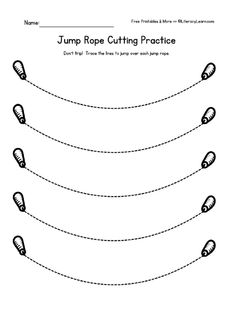 Jump Rope Scissor LiteracyLearn | PDF