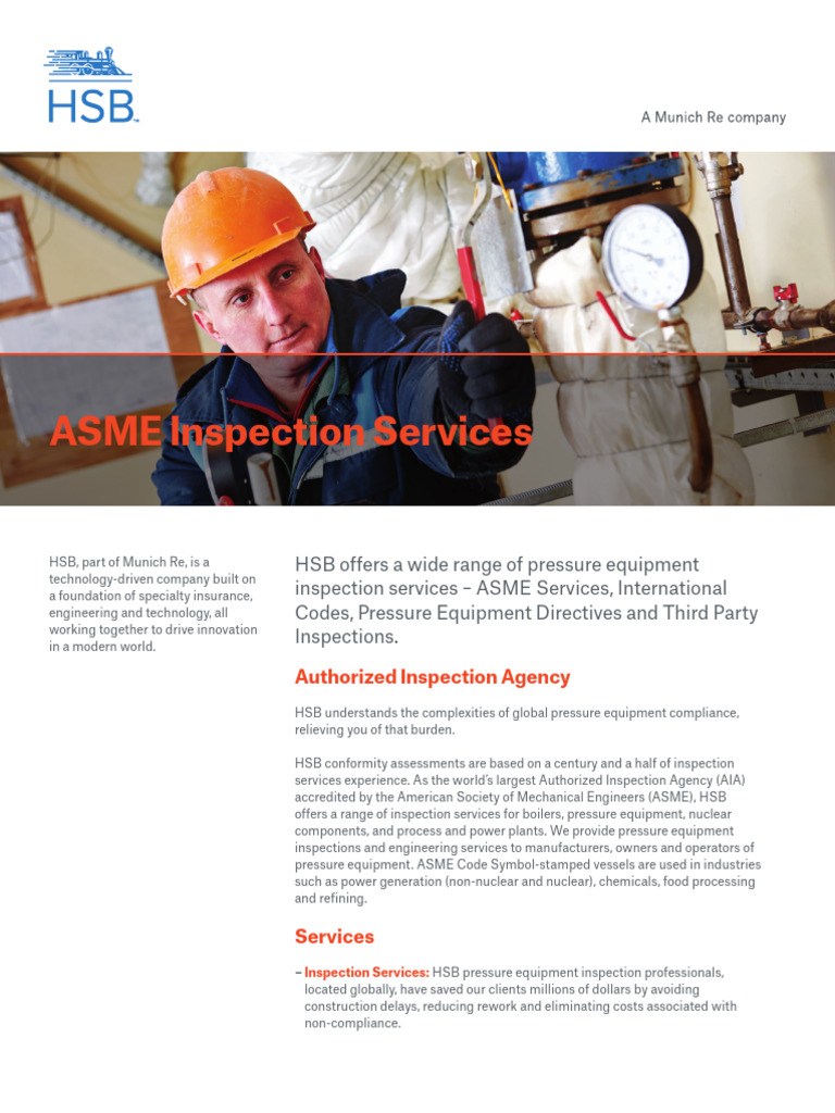 HSB - ASME-Inspection-Services | PDF | Engineering