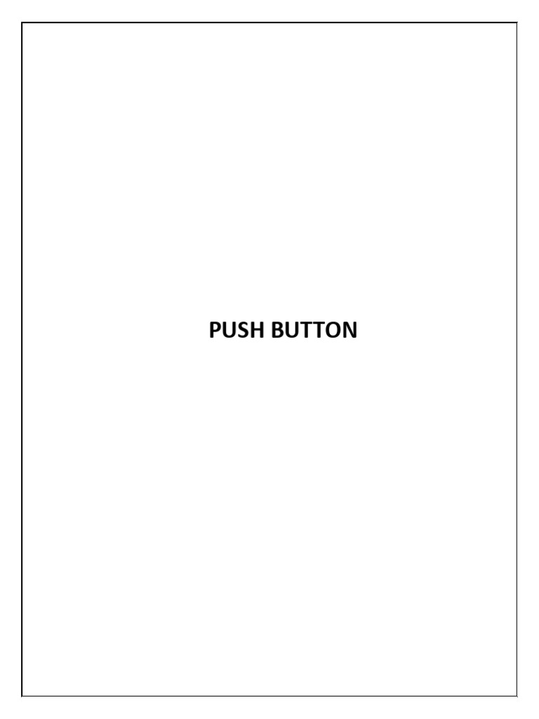 Push Button | PDF | Manufactured Goods | Equipment