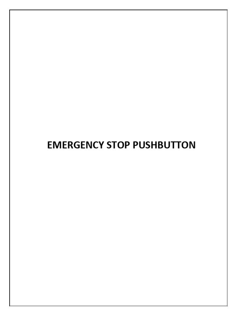 Emergency Stop Pushbutton XB5AS8442 | PDF | Fuse (Electrical ...