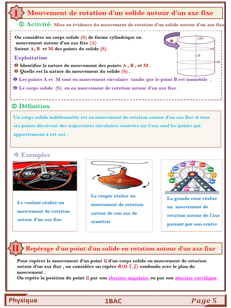 Guide 1 EXP | PDF | Rotation | Mouvement de rotation
