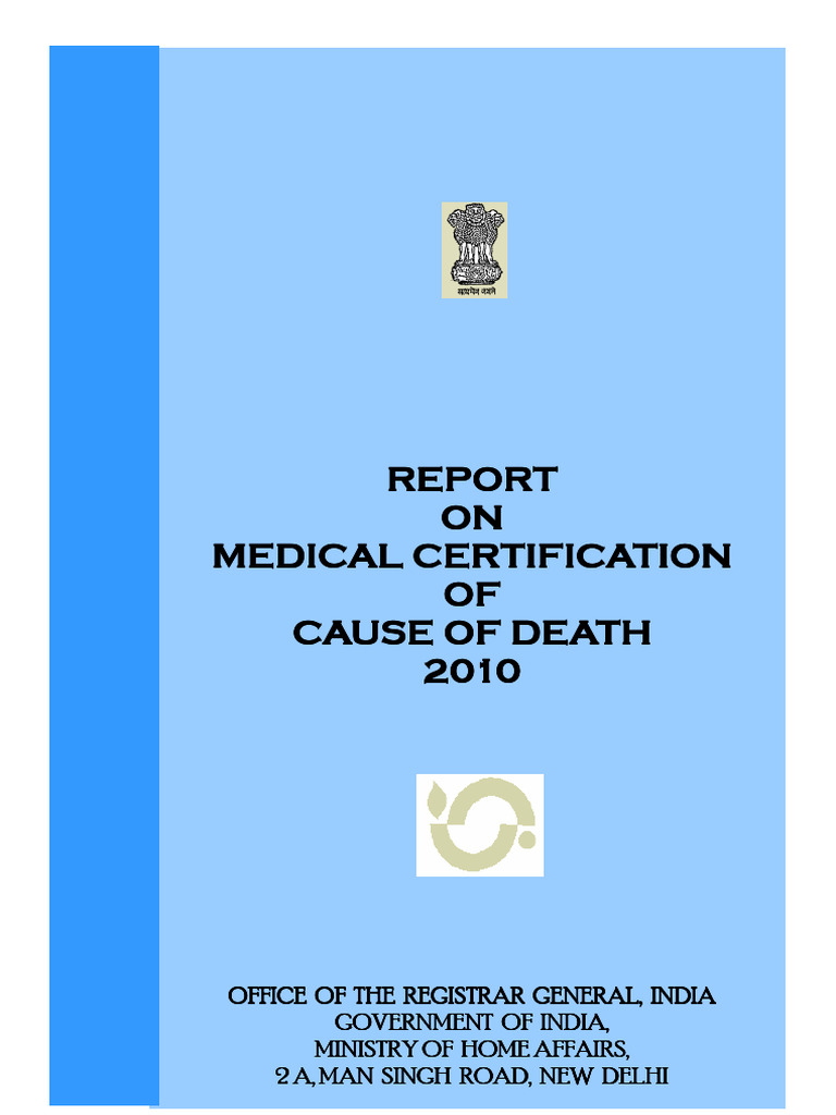 Annual Report On MCCD 2010 | PDF | Diseases And Disorders | Health Sciences