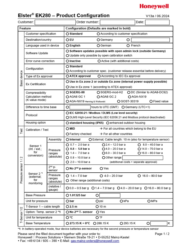 EK280 Product Configuration en 240626 V13 A | PDF | Computer ...