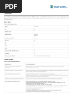 C1111-8P Datasheet: Quick Spec | PDF | Cisco Systems | Usb