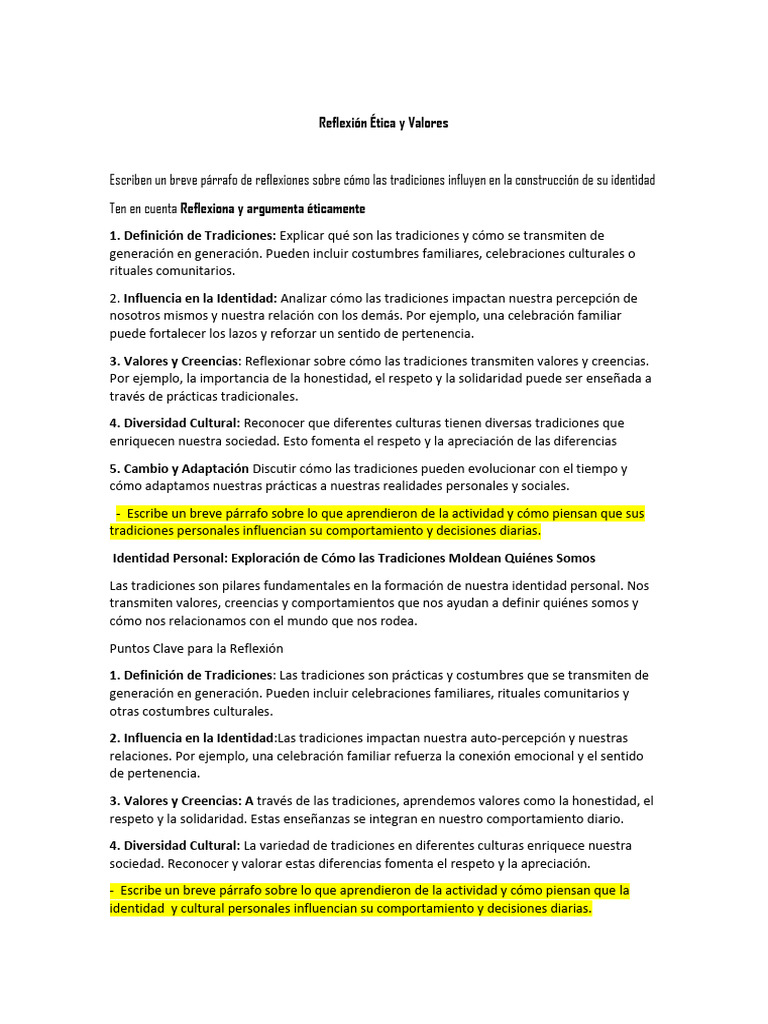 Campo Tematico Quinto 3 | PDF | Tradiciones | Comportamiento