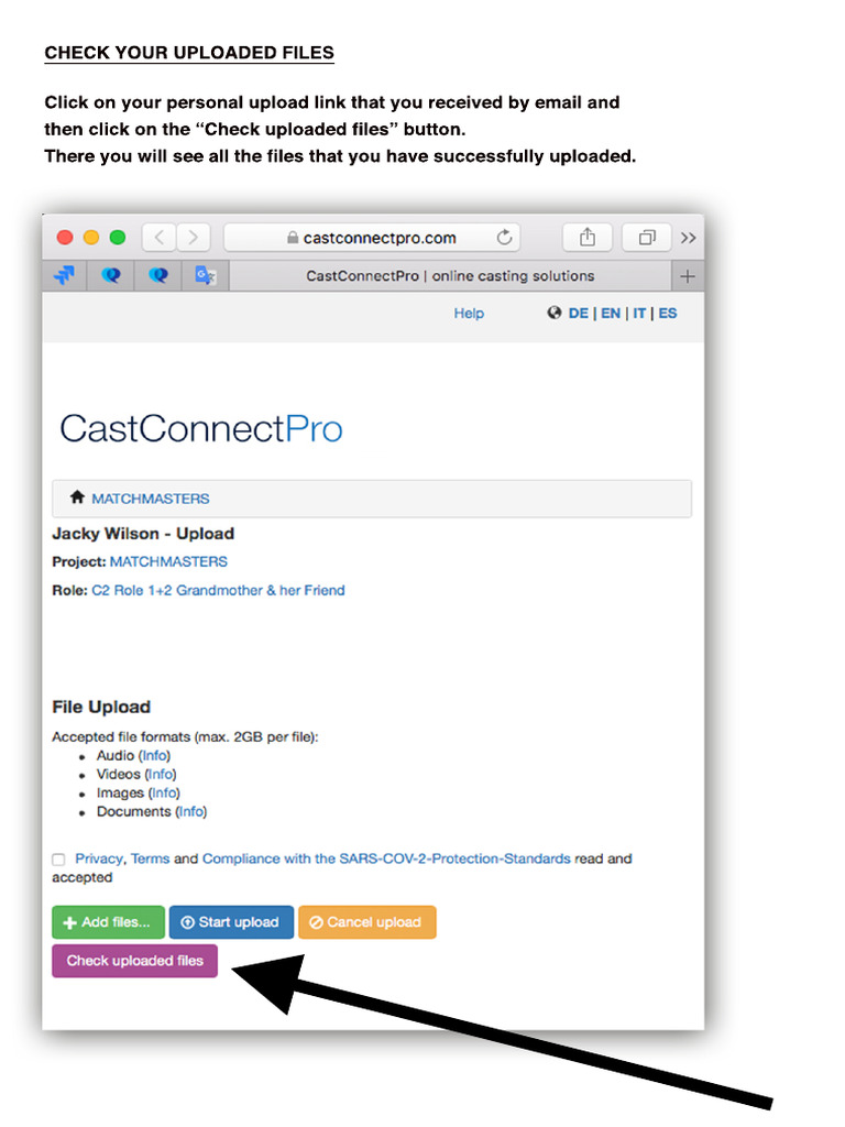 Audition Taping Instructions | PDF