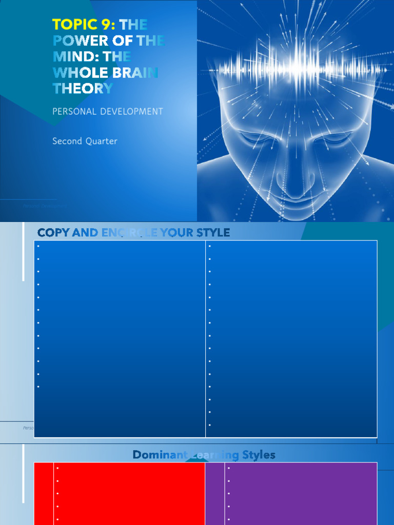 Whole Brain Theory and Learning Styles | PDF | Emotions | Self Concept
