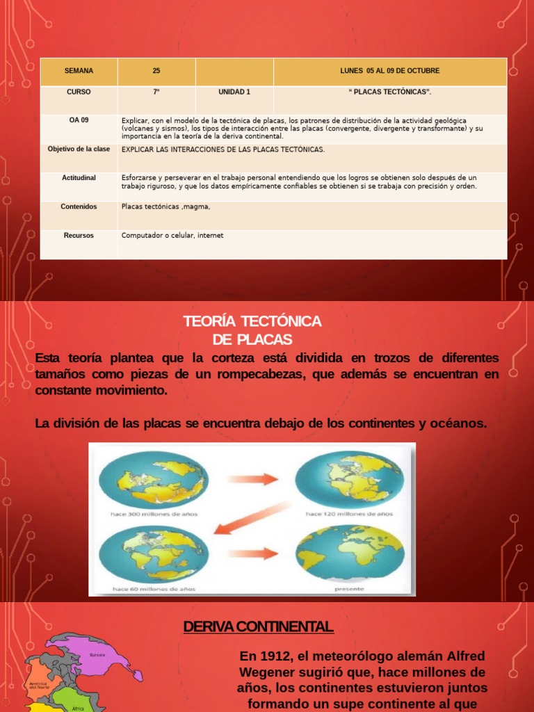 Deriva Continental | PDF | Placas tectónicas | Geofísica