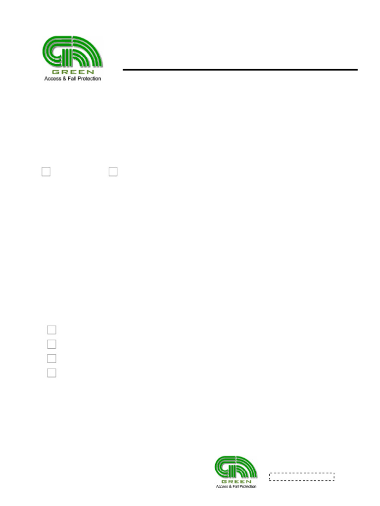 Green SpecSheet Order Form | PDF | Truck | Pipe (Fluid Conveyance)