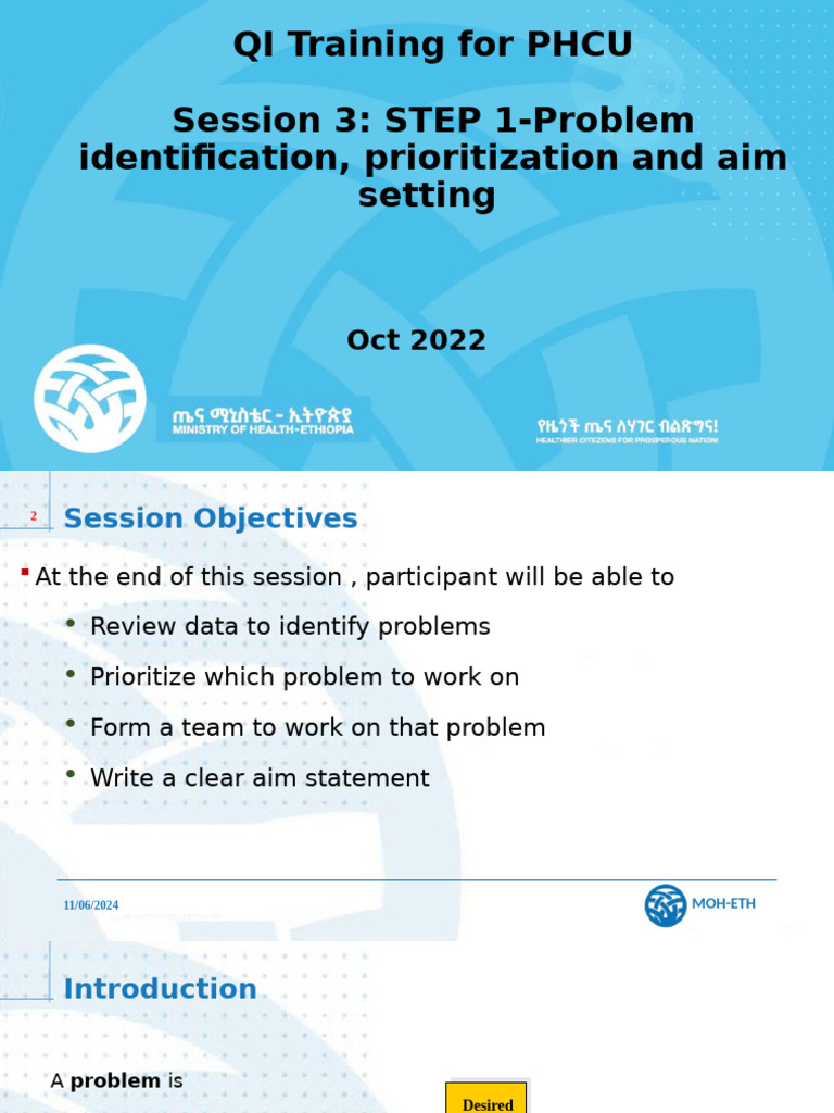 Session 3 - Step 1 Problem Identification | PDF | Health Care