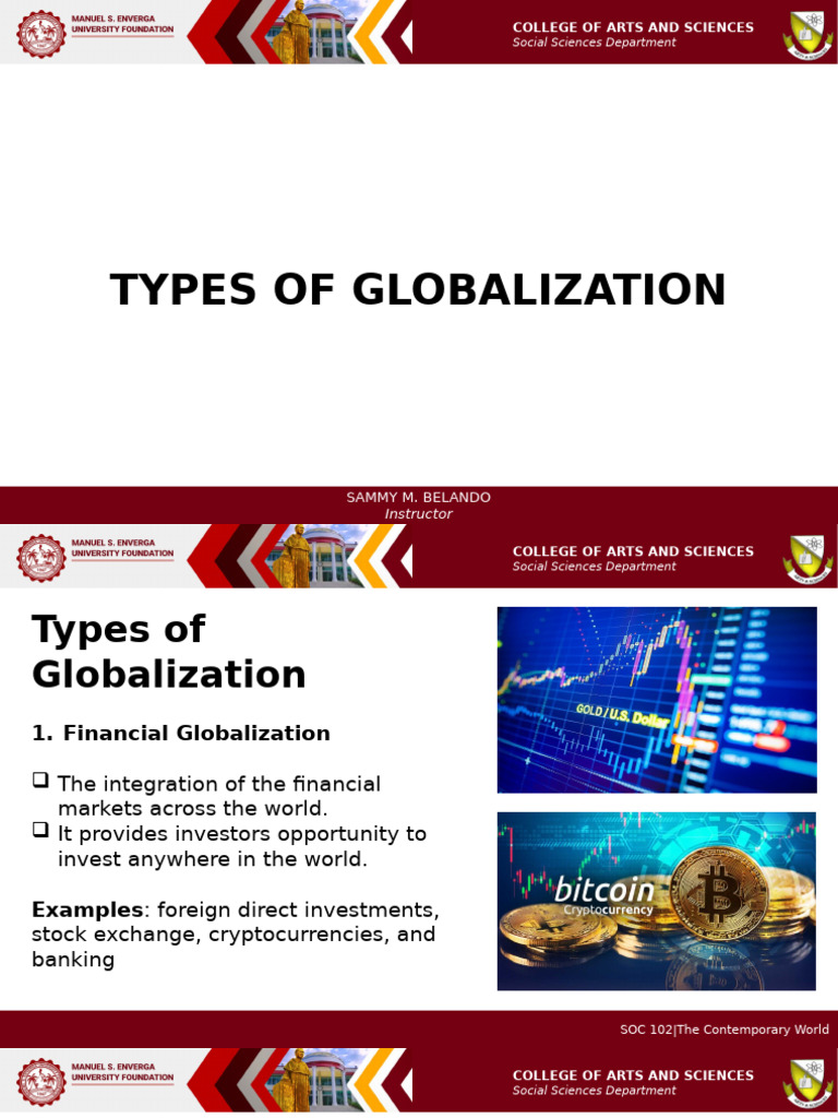 Types of Globalization | PDF | Globalization | Exports
