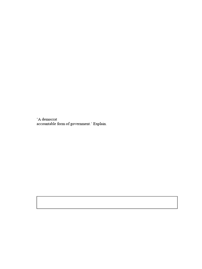 SLW What Is Democracy 1 | PDF