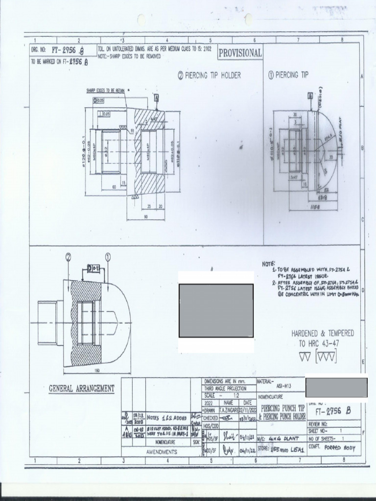 Punch Drawing | PDF