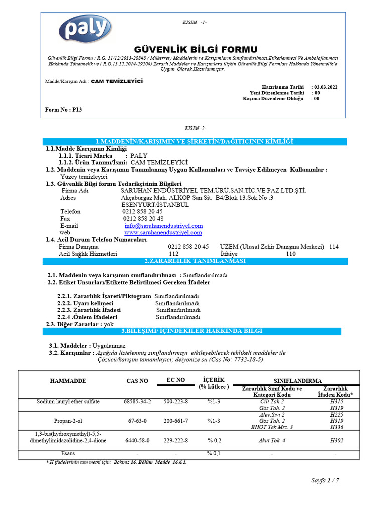 13-Cam Temi̇zleyi̇ci̇-Gbf | PDF