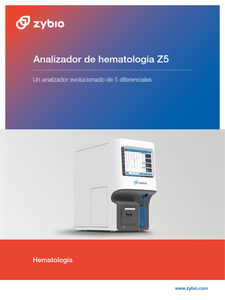【ZYBIO】ES Brochure Z5 | PDF | Laboratorios | Citometría de flujo