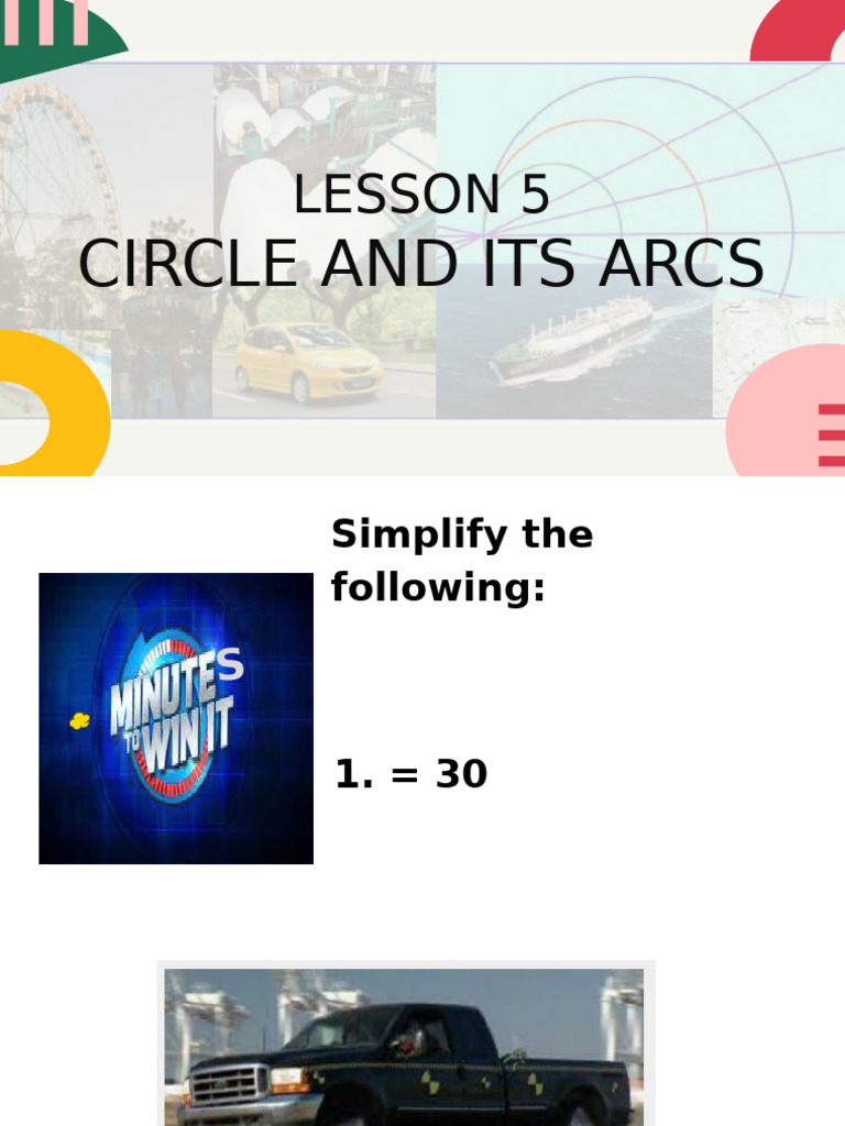 Q2 L5 The Circle and Its Arcs | PDF | Circle | Angle
