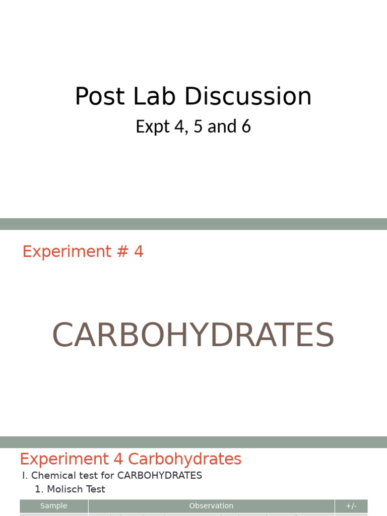 Post Lab Discussion Expt 4,5 and 6 (Autosaved) | PDF | Chemical Substances | Chemical Compounds