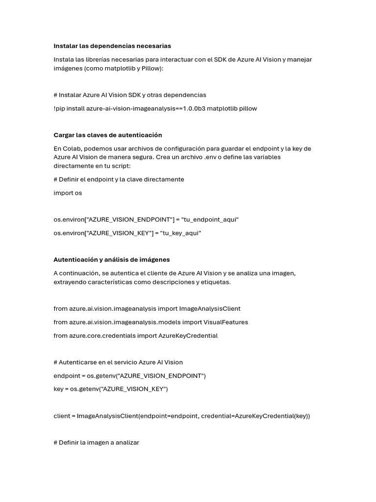 Vision Artificial Con Custom Vision API | PDF | Tecnologías de la ...