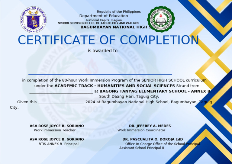 Certificate of Completion | PDF