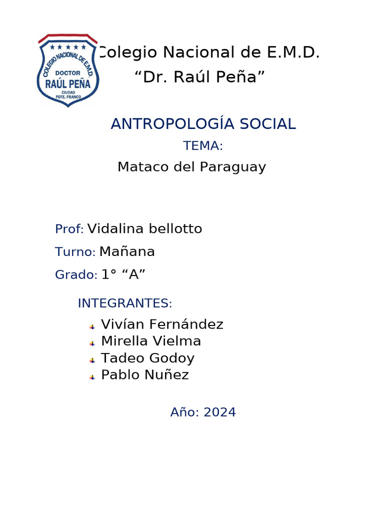 Mataco | PDF | Estudios de idiomas extranjeros