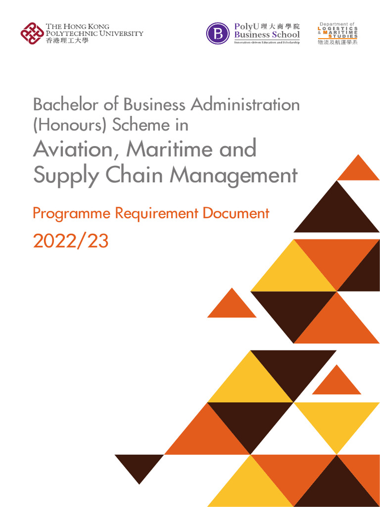 4YC-BBA-AMGSCM - 2022-23 Hkpolyu LMS | PDF | Logistics | Critical Thinking