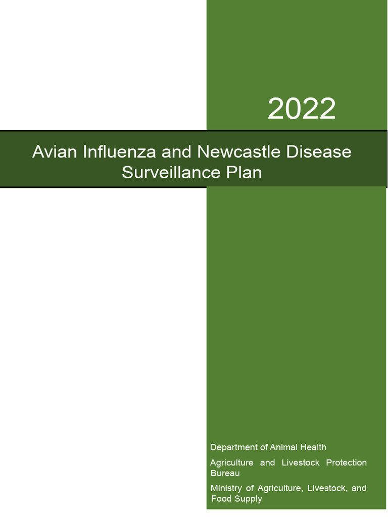 Avian Infleunza and Newcastle Disease Surveillance Plan | PDF | Avian ...