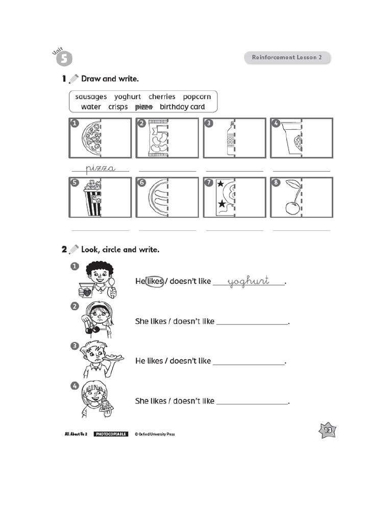 All About Us 2 Unit 5 Extension | PDF