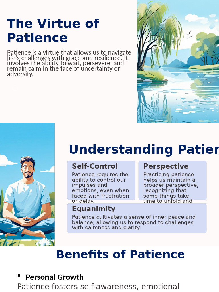 The Power of Patience Explained | PDF | Psychological Resilience | Patience