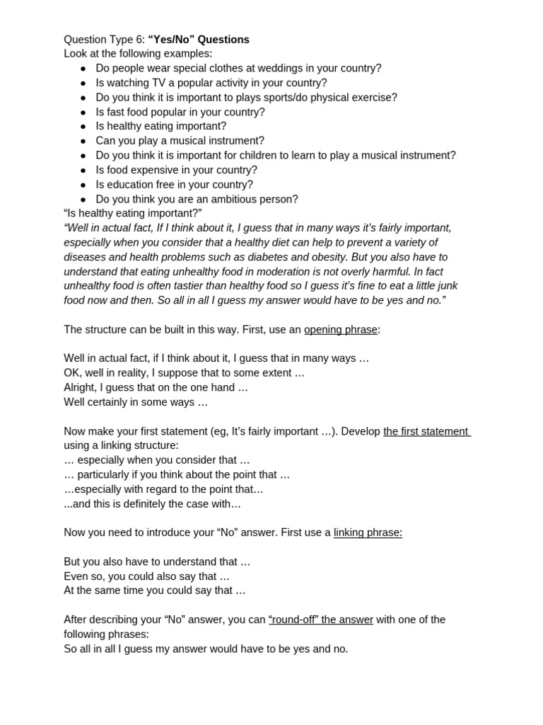 Speaking Aid Part 5 | PDF