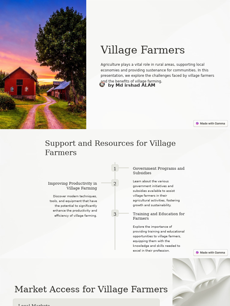Village-Farmers | PDF | Agriculture | Farmer