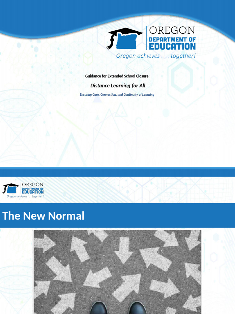 Distance Learning For All Sample Presentation | PDF | Distance ...