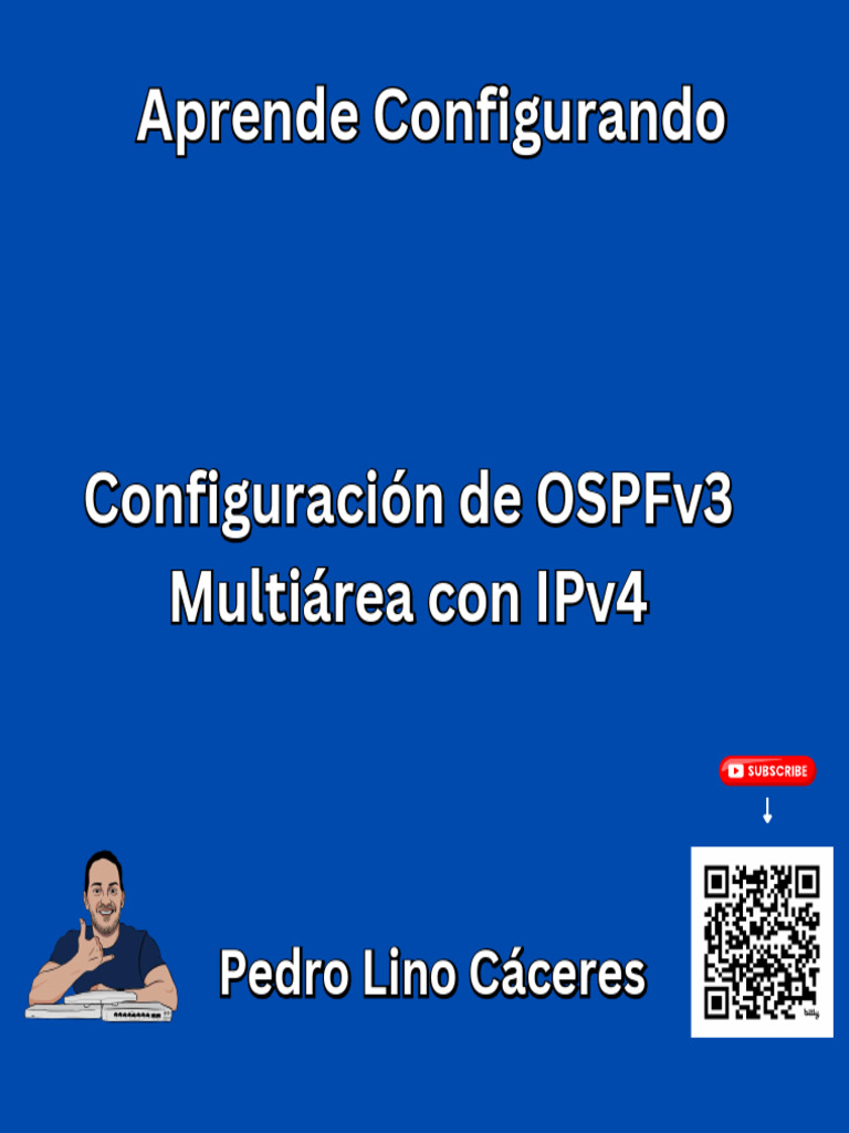 OSPFv3 Multiárea | PDF | Dirección IP | Redes de computadoras