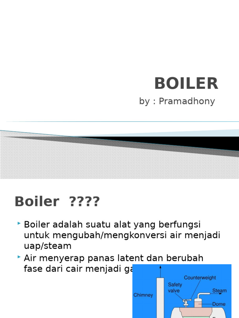 Komponen Utama Boiler | PDF | Sains & Matematika | Teknologi & Rekayasa