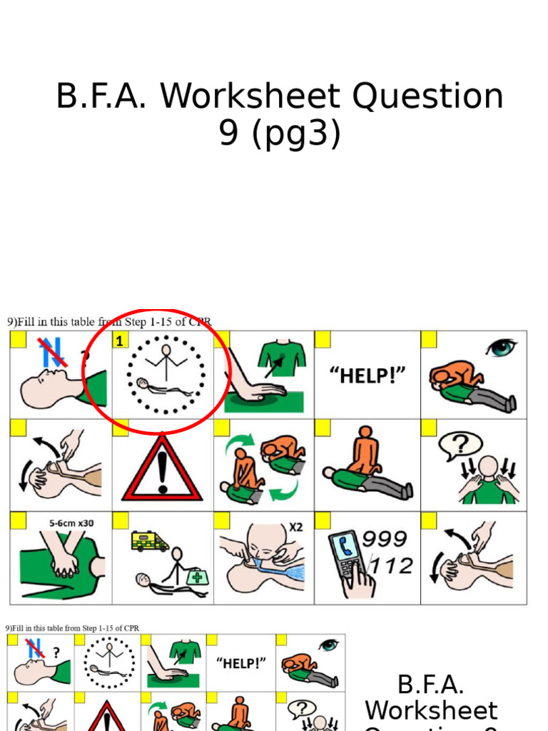 Teacher Plan - BFA pg3 Question 9 CPR | PDF
