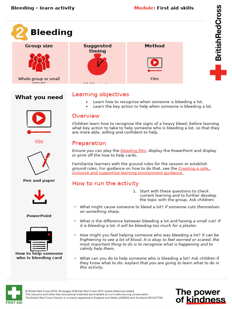 Bleeding Learn-Activity Final 0707 | PDF | Learning