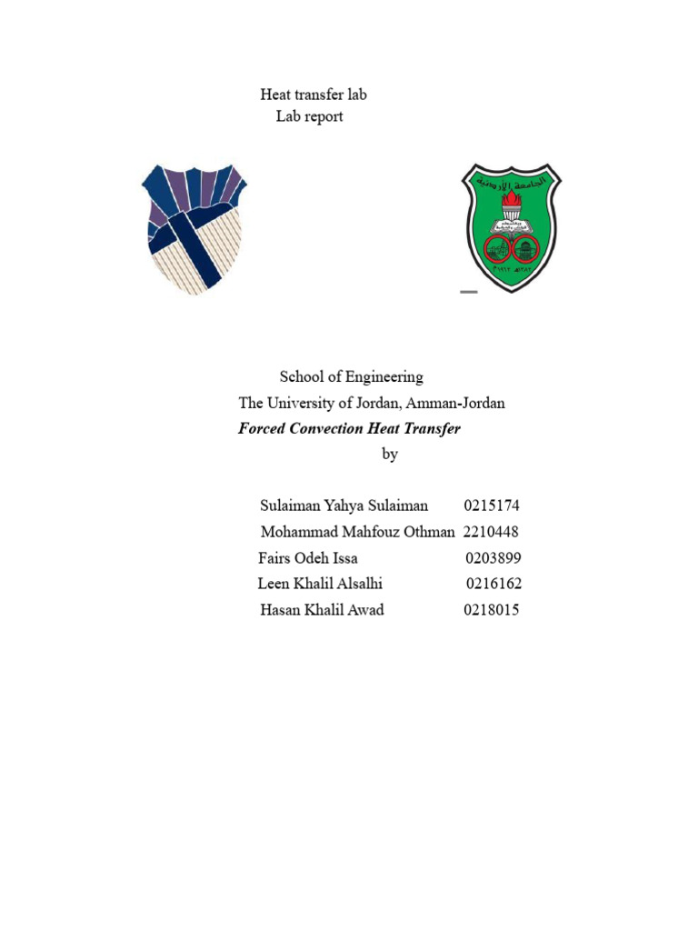 Forced Convection Heat Transfer Pdf Heat Transfer Convection