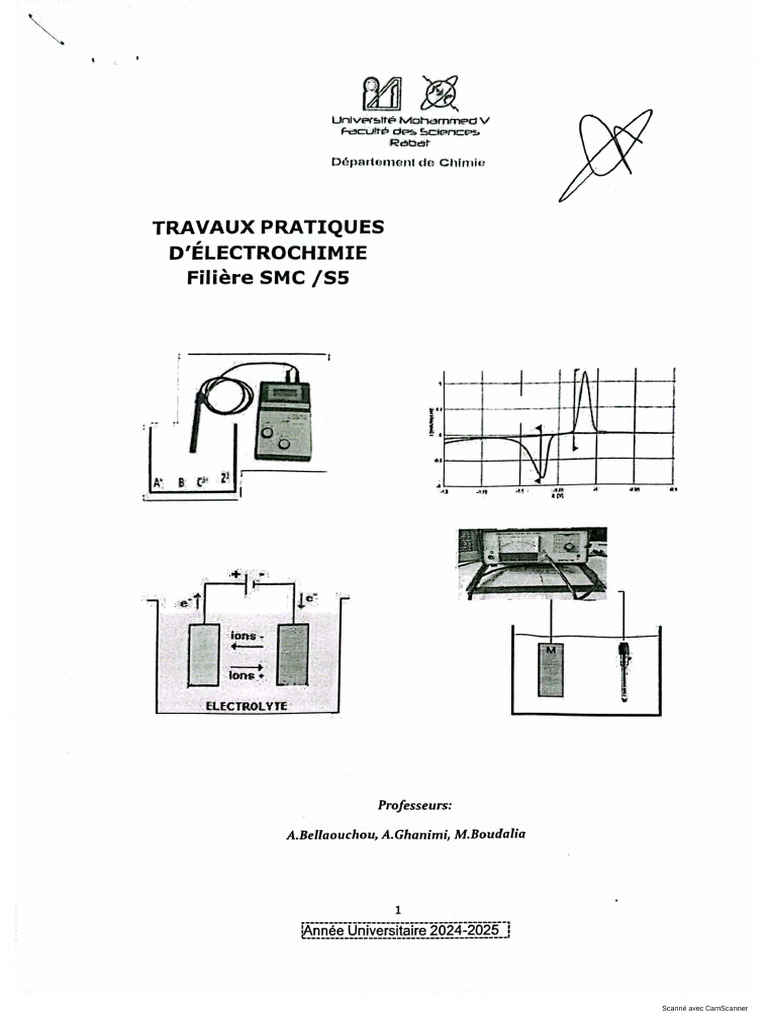 Électrochimie TP - 014517 | PDF