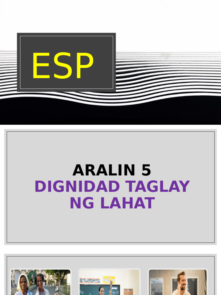 Esp10-Aralin 5 | PDF