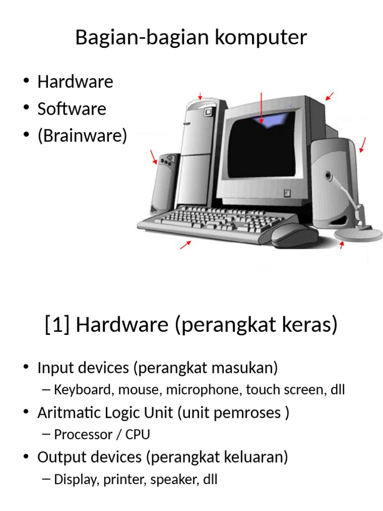 Bagian Bagian Komputer | PDF | Technology & Engineering