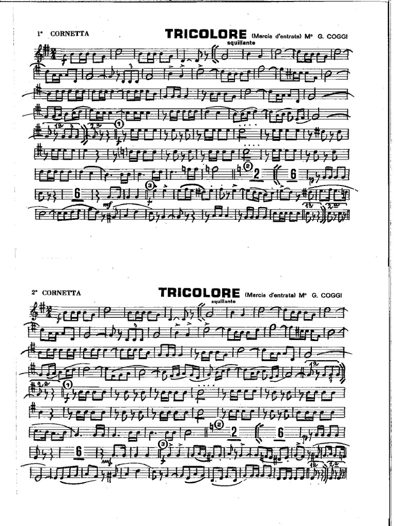 I - 1 e 2 Tromba in Sib | PDF
