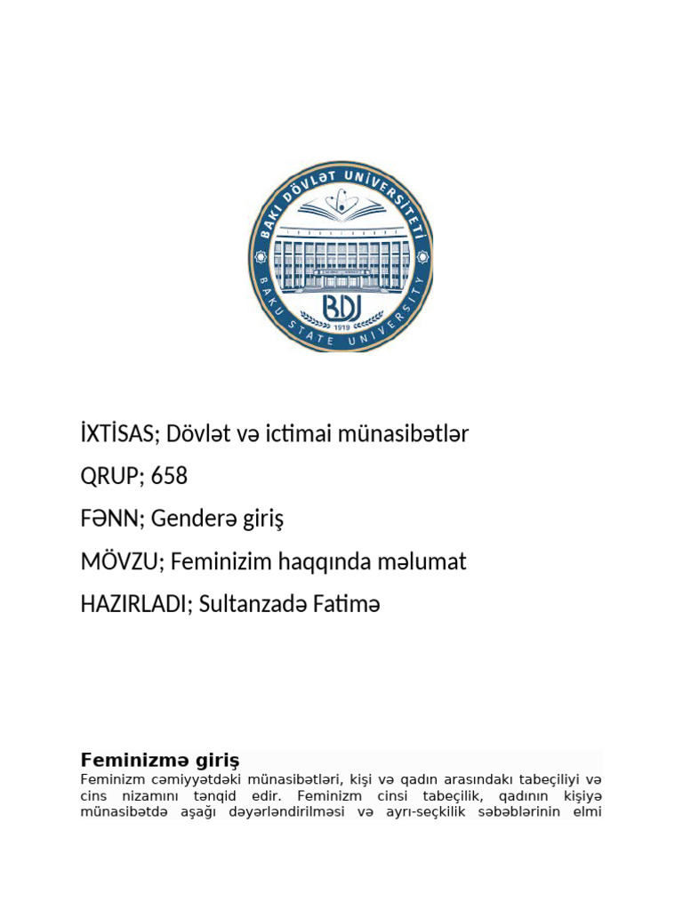 Genderee Giris | PDF