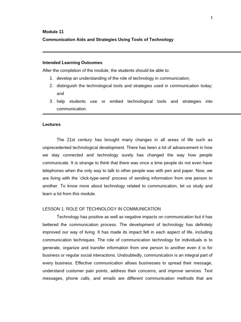 Communication Tech Strategies | PDF | Computer Mediated Communication | Communication