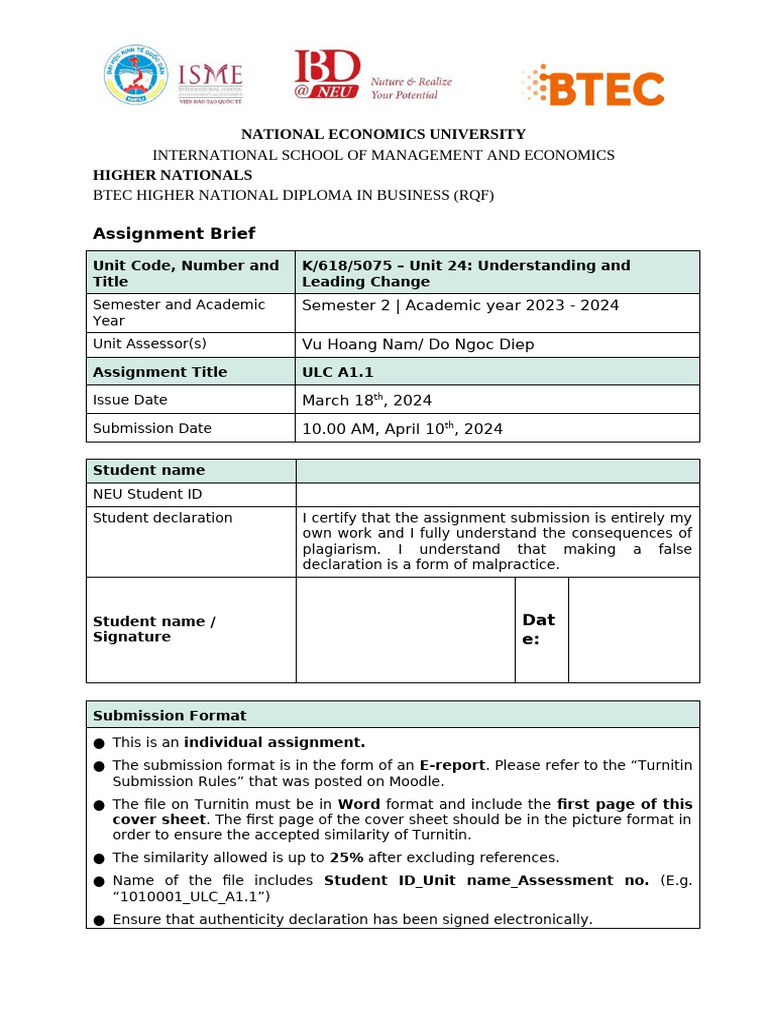 Ulc A1.1 S24 | PDF | International English Language Testing System ...