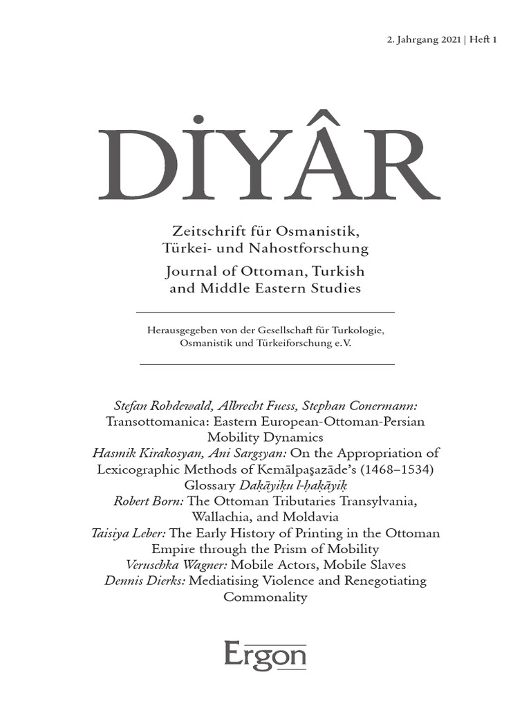Ottoman Slavery and Female Mobility Dynamics | PDF