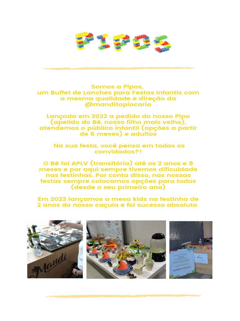 Tabela Pipos | PDF | Culinária | Alimentos