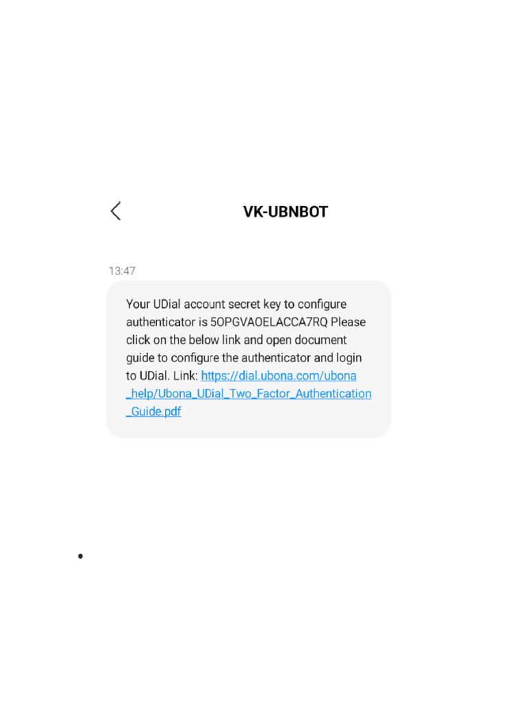 UDial 2FA Authentication Setup Guide | PDF | Mobile App | Google Play