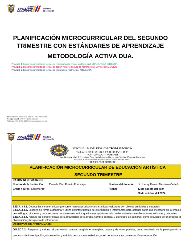 7mo - Eca - Segundo Trimestre | PDF | Evaluación | Aprendizaje